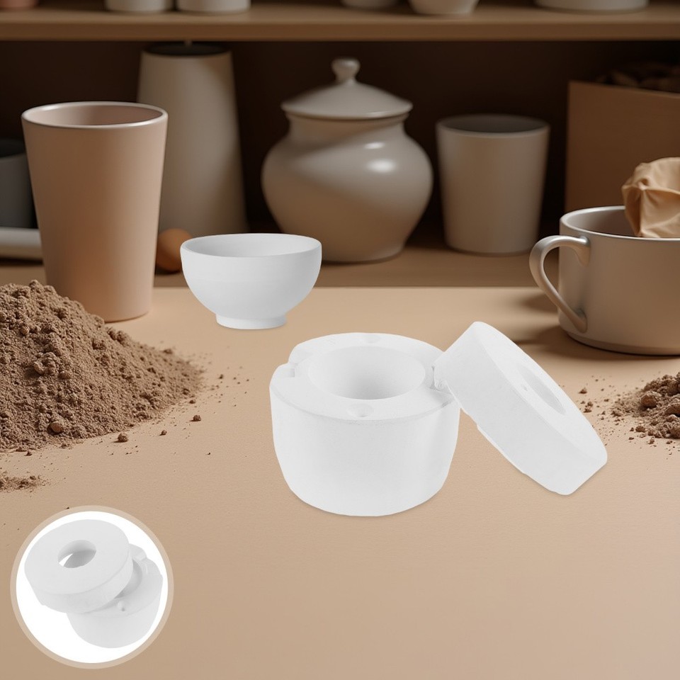 Plaster Mold: Plaster Tea Cup Forming Mould DIY Coffee Cup Holders Mold ...