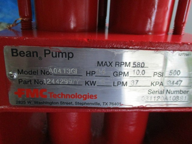 FMC John Bean R10 Piston Pump - 1244299 for sale online | eBay