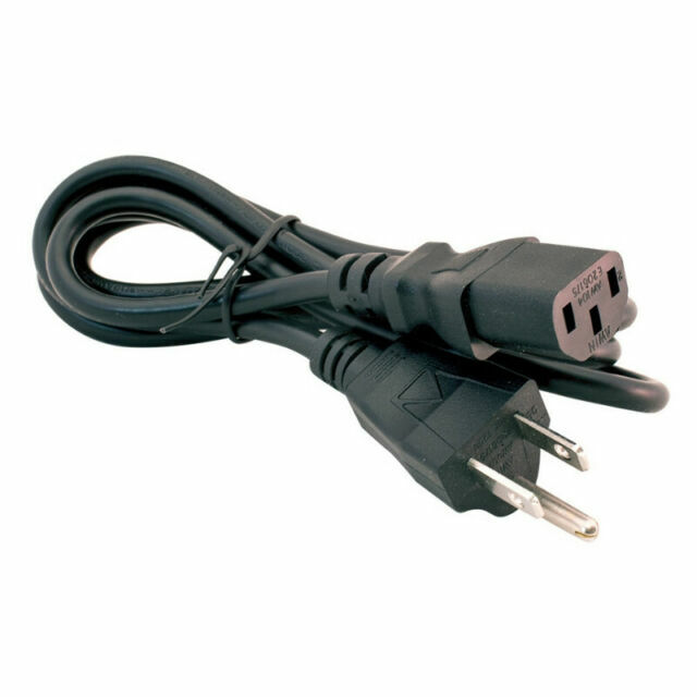 Ablegrid UL 3-Prong Pin AC Power Cord Cable - 6ft for sale online | eBay