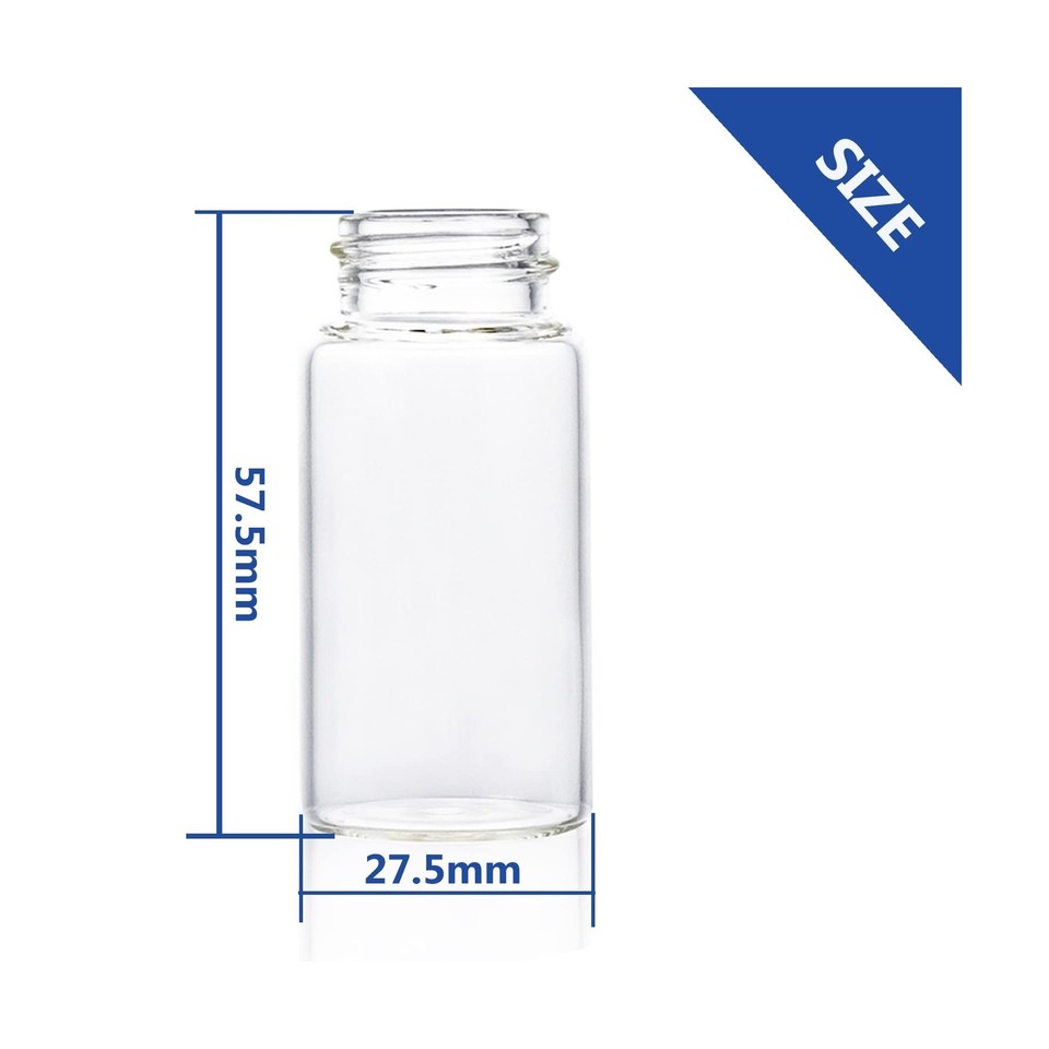 20ml Scintillation Vials Liquid Borosilicate Glass Sample Scintillation ...