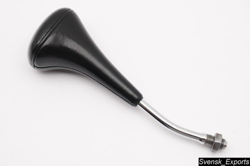 Mercedes W201 W124 190E *EXC COND* OEM Black LEATHER SHIFT KNOB GEAR ...