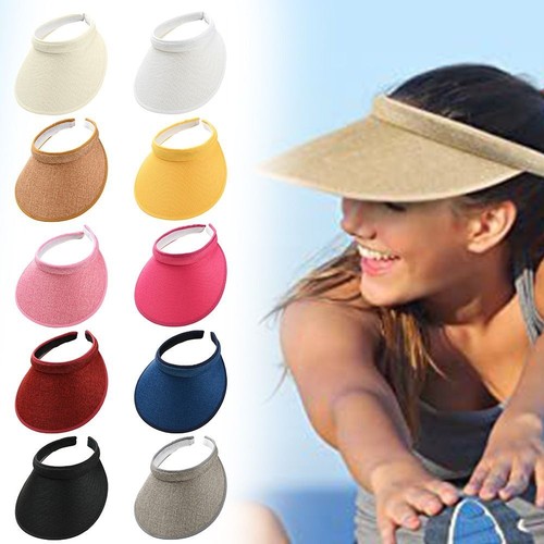 for Summer Baseball Cap Visor Caps Scalable Brim Empty Top Sun Hat ...