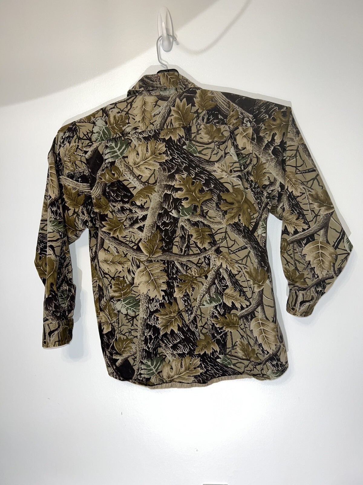 Master Sportsman Tree Leaves Camouflage button up shi… - Gem