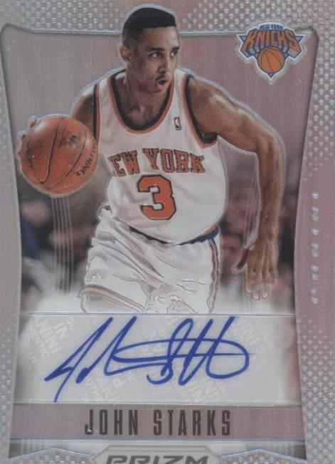 2012-13 Panini Prizm - Autographs John Starks #19 Silver Prizm /25 (AU ...