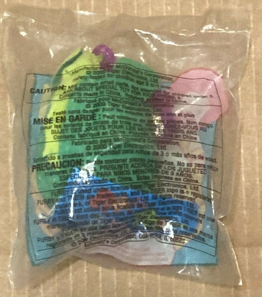 2000 FURBY PLUSH MCDONALDS HAPPY MEAL TOY - DINOSAUR #11 | eBay