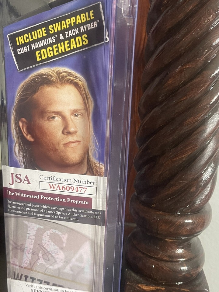 WWE WWF Mattel Elite Edge Zack Ryder Curt Hawkins Edgeheads 3 ...