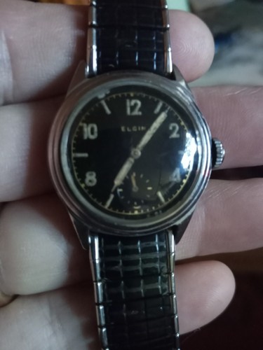 WW2 ELGIN MILITARY WATCH IN STEEL, RUNS GREAT | eBay