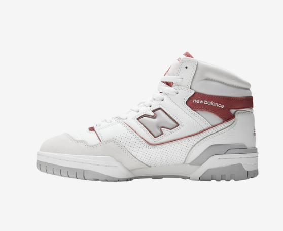 New Balance 650 White Red Grey B650RWF Men's Size 7.5-13 Vintage ...