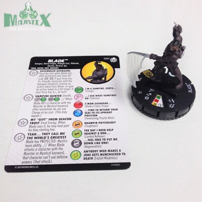 Heroclix Captain America and Avengers set Blade #060 Super Rare figure ...