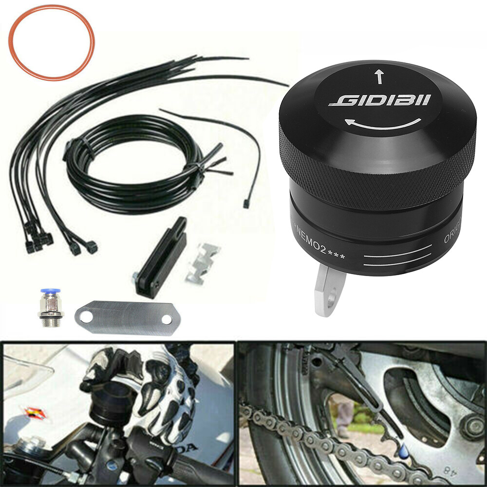 Automatischer Motorrad Kettenöler Kit Universal Motorcycle Chain Oiler ...