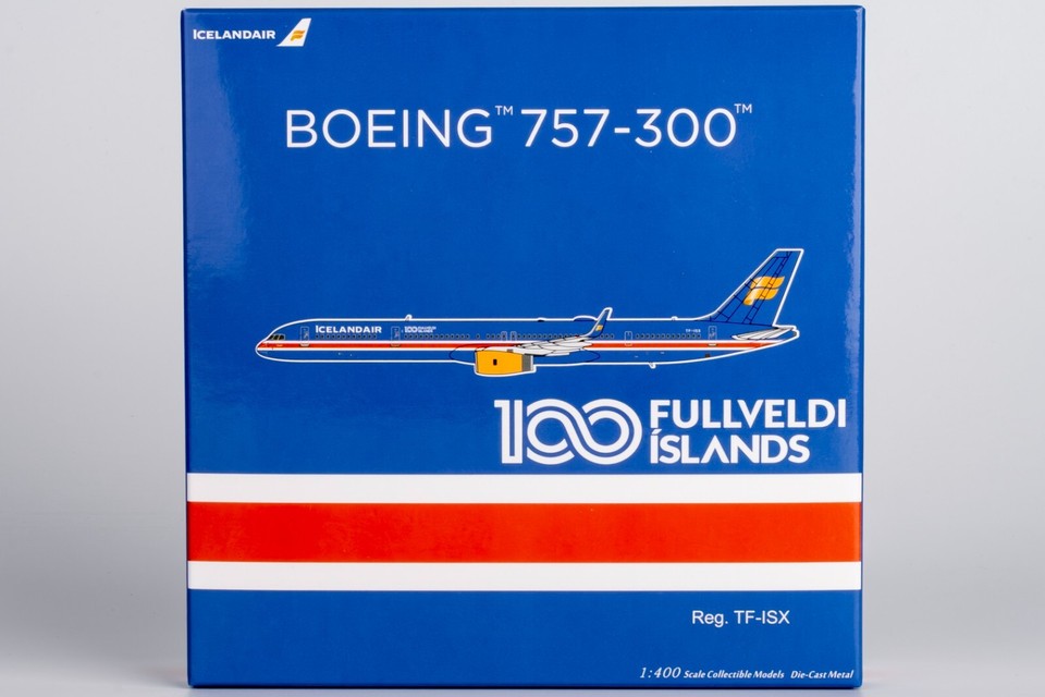 NG Models 1:400 Icelandair Boeing 757-300 "100 Years" TF-ISX NG 45009 ...