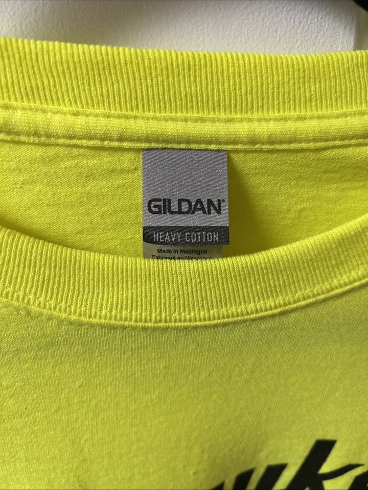 Milwaukee Logo High Visibility T Shirt Size L NOTHING BUT HEAVY DUTY ...