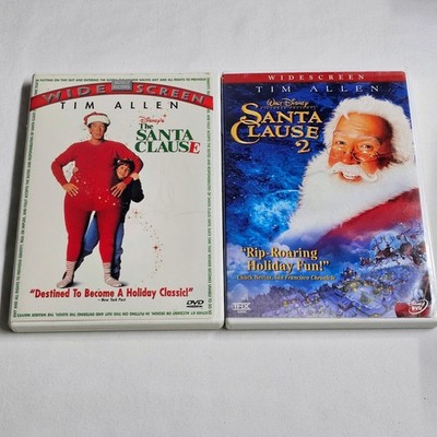Disney The Santa Clause 1 & 2 DVD 2-Movie Collection Tim Allen Family ...