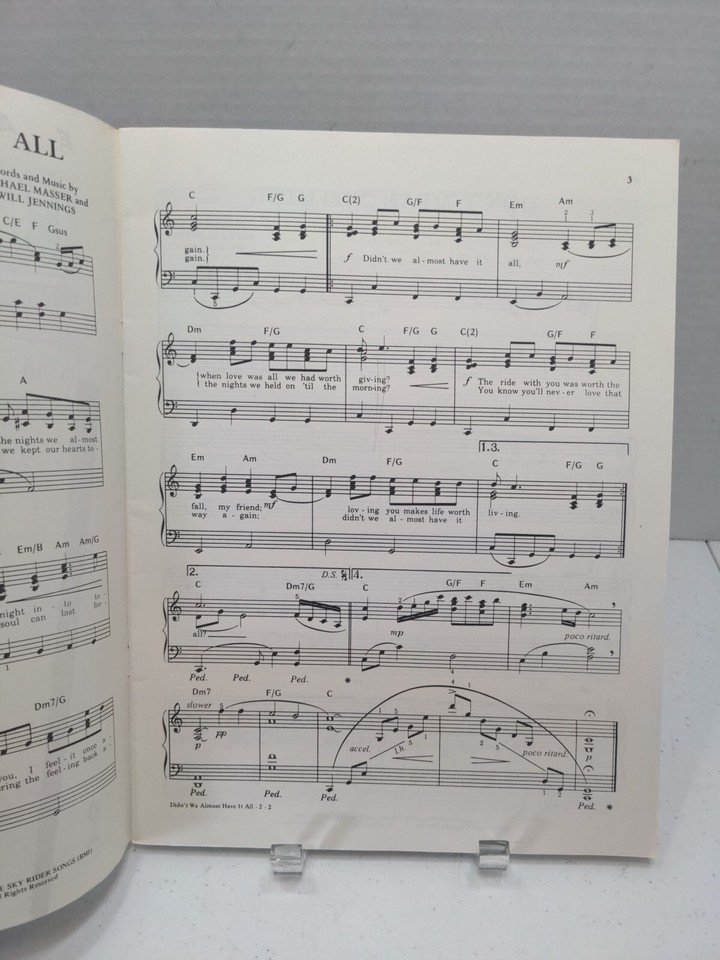 Easy Piano Pops Now Sheet Music Song Book Book 3 1980s Pop Rock M33 | eBay