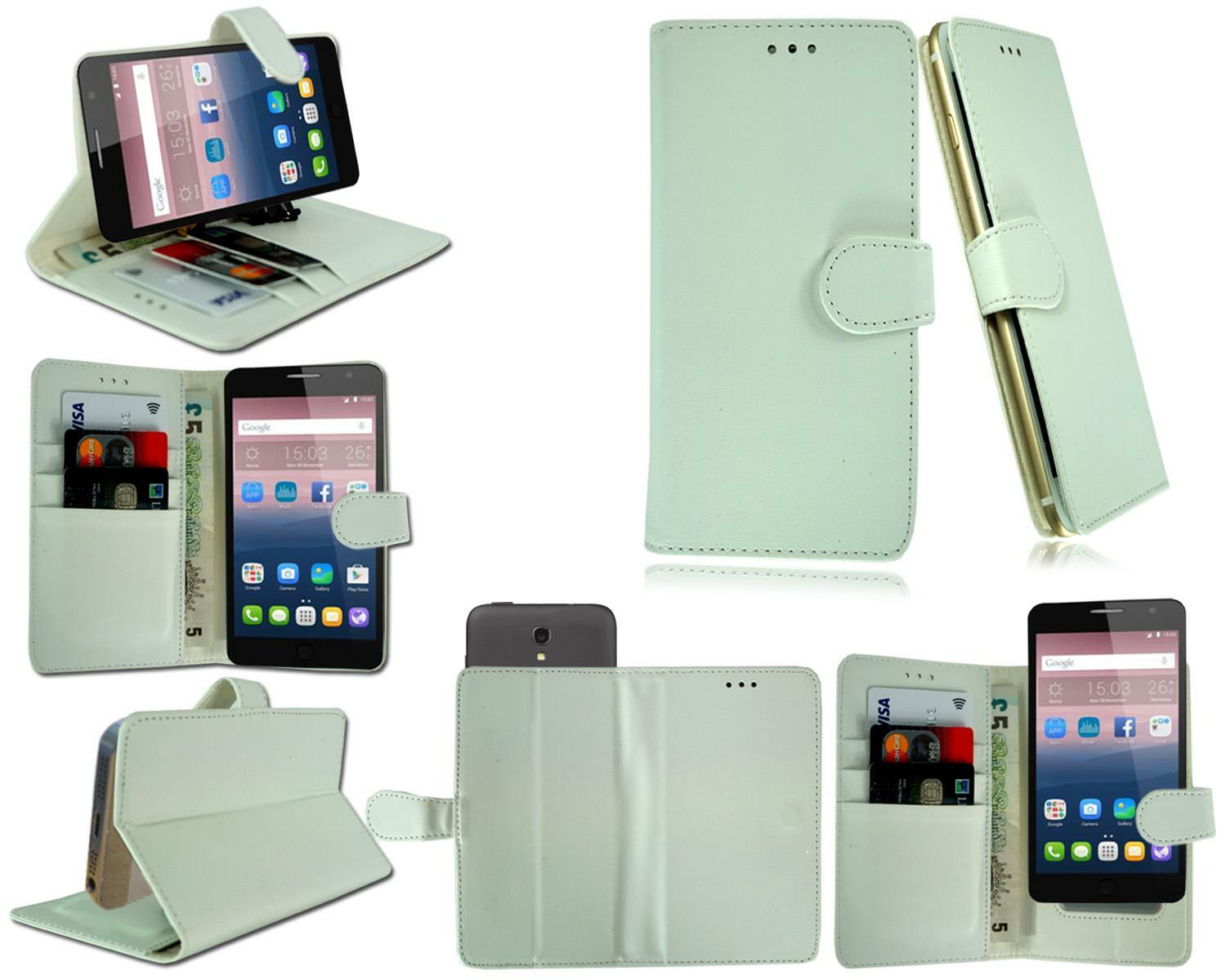 New Genuine Premium Leather Flip Wallet Phone Case Cover For IMO Q2 4.5 ...