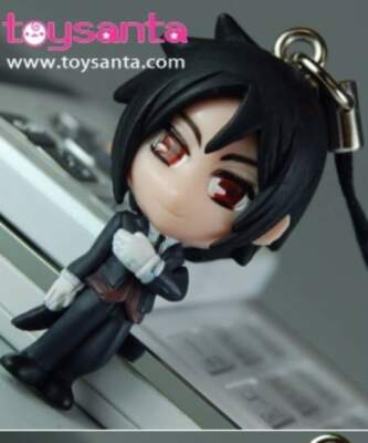 Bandai Kuroshitsuji Black Butler Phone Strap Figure Sebastian Michaelis ...
