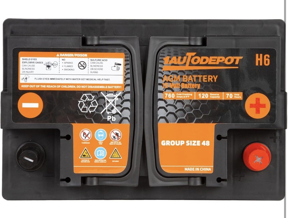 BCI Group 48 Car Battery ,12v 70Ah Size H6 Automotive Battery Premium ...