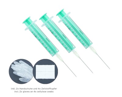 3x 10ml Einmalspritzen, Einwegspritzen, Plastikspritzen, Spritzen mit ...