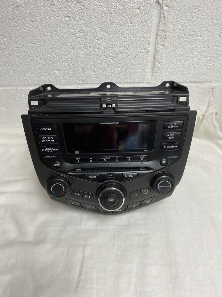 OEM 2003 2004 2005 2006 2007 HONDA ACCORD CD PLAYER RADIO CLIMATE ...