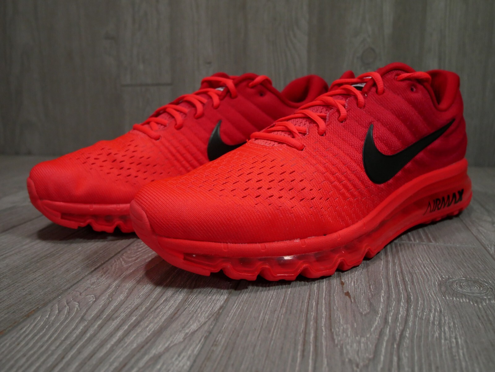 Nike Air Max 2017 Crimson Red Men's Sz 8 - 10 849559-602 Running Shoes ...