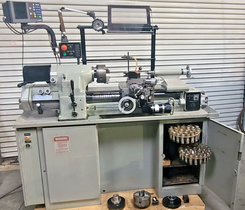 Sharp HARDINGE HLV-H Clone 11 x 18 High Precision Tool Room Lathe 1118H ...