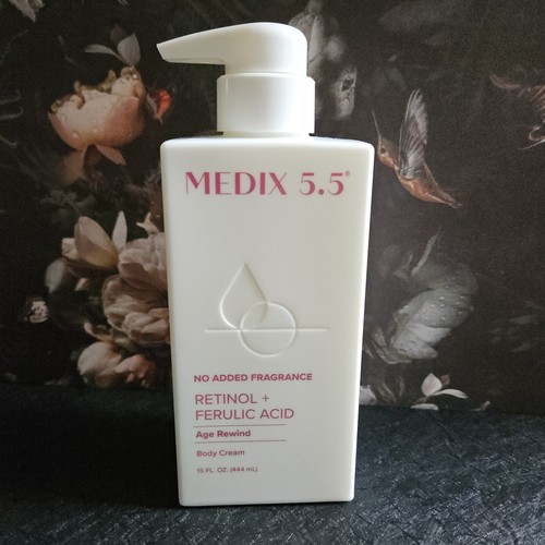 Medix 5.5 Retinol + Ferulic Acid AGE REWIND Body Cream - 15oz NEW - No ...