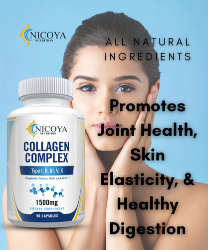 🔥 Premium Collagen Peptides Pills Hydrolyzed Anti-Aging (Types I,II,III ...