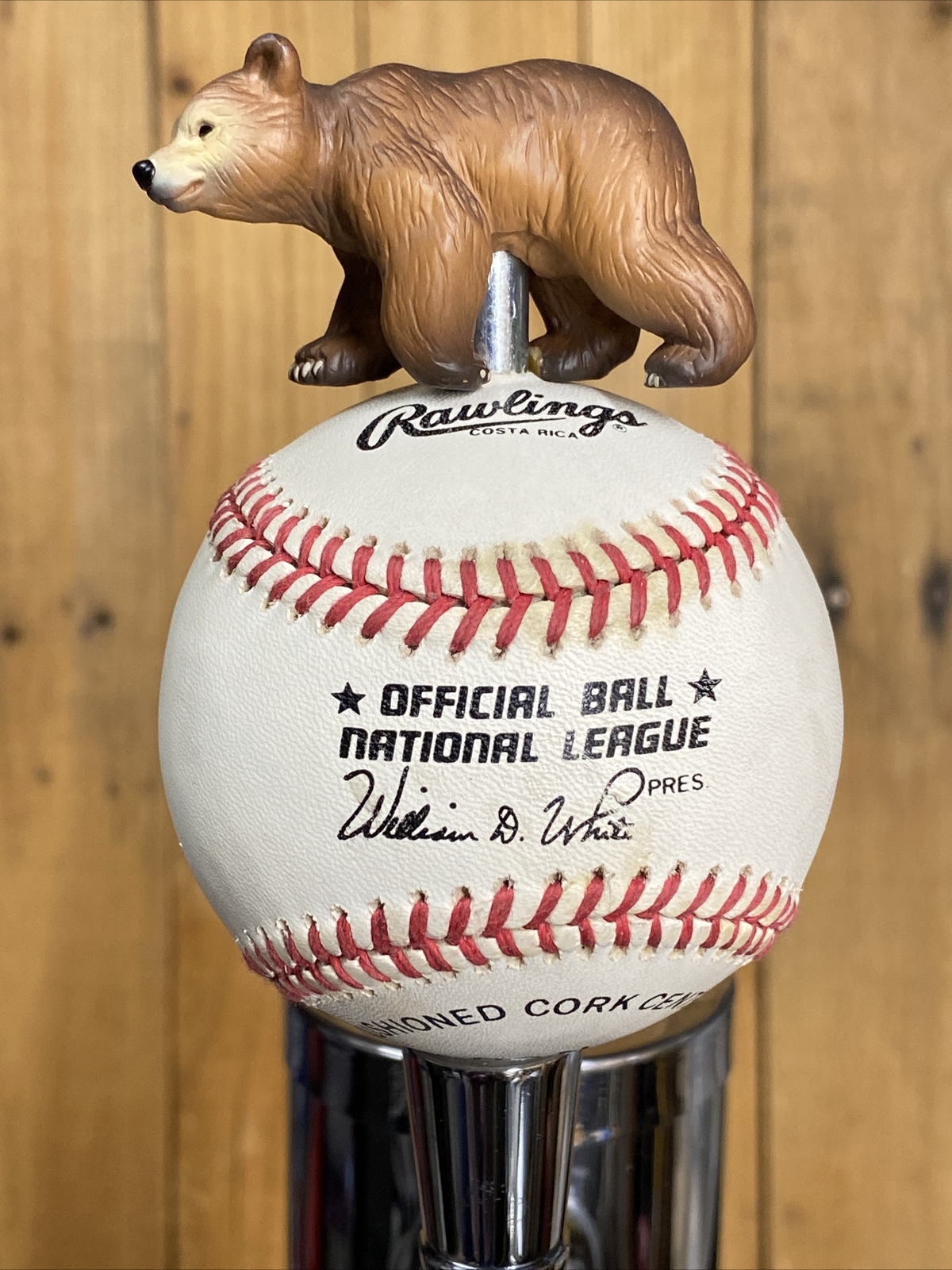 Chicago Cubs Beer Keg Tap Handle Rawlings MLB Baseball Kegerator Draft ...