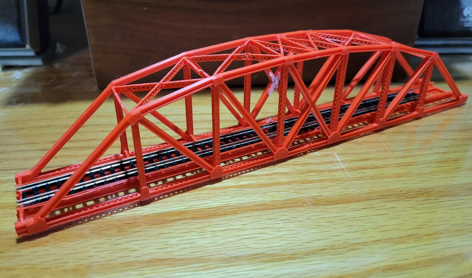 Steel Arched Truss Bridge 145 Ft (20") HO N Scale Model Train Kit ...