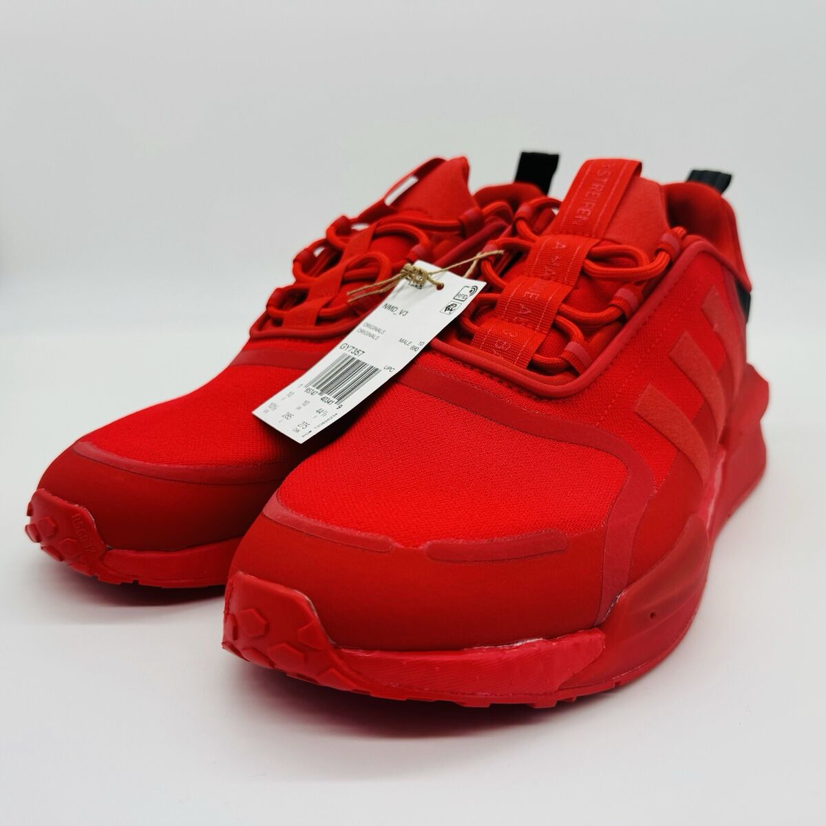 Adidas Men's Originals NMD_R1 V3 Vivid Red Athletic Shoes Adidas Men's Originals NMD_R1 V3 Vivid Red Athletic Shoes