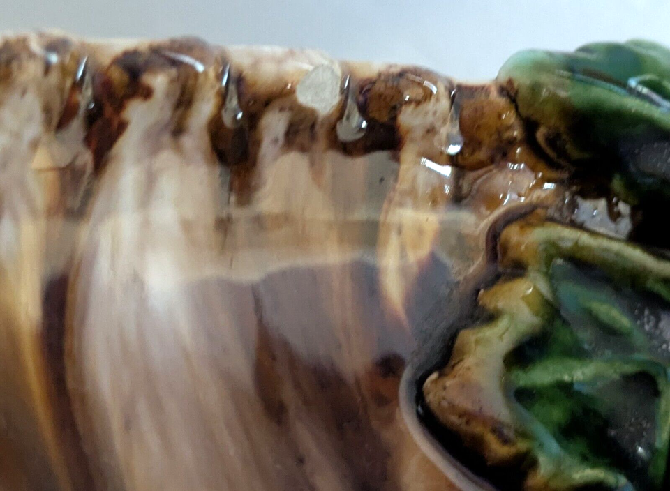 🍇Vintage St. Peter Graz Austrian Drip Glazed Majolica Pottery Bowl with ...