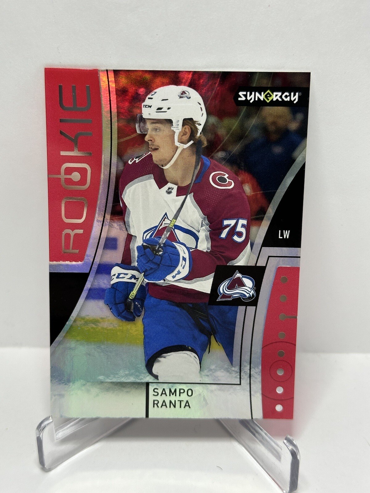 SAMPO RANTA 2021-22 UD Synergy BASE SET RED ROOKIES TIER 1 RC Avalanche ...