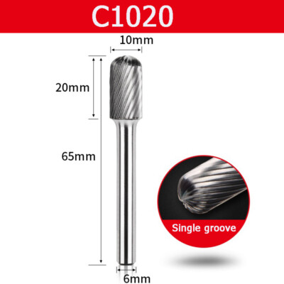 C1020 Tungsten Steel Carbide Burs Rotary Files Drill Bit Burr Grinder ...