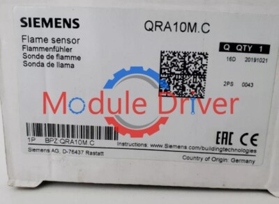 1PCS QRA10M.C SIEMENS Burner Flame Detector High Sensitive Flame Sensor ...