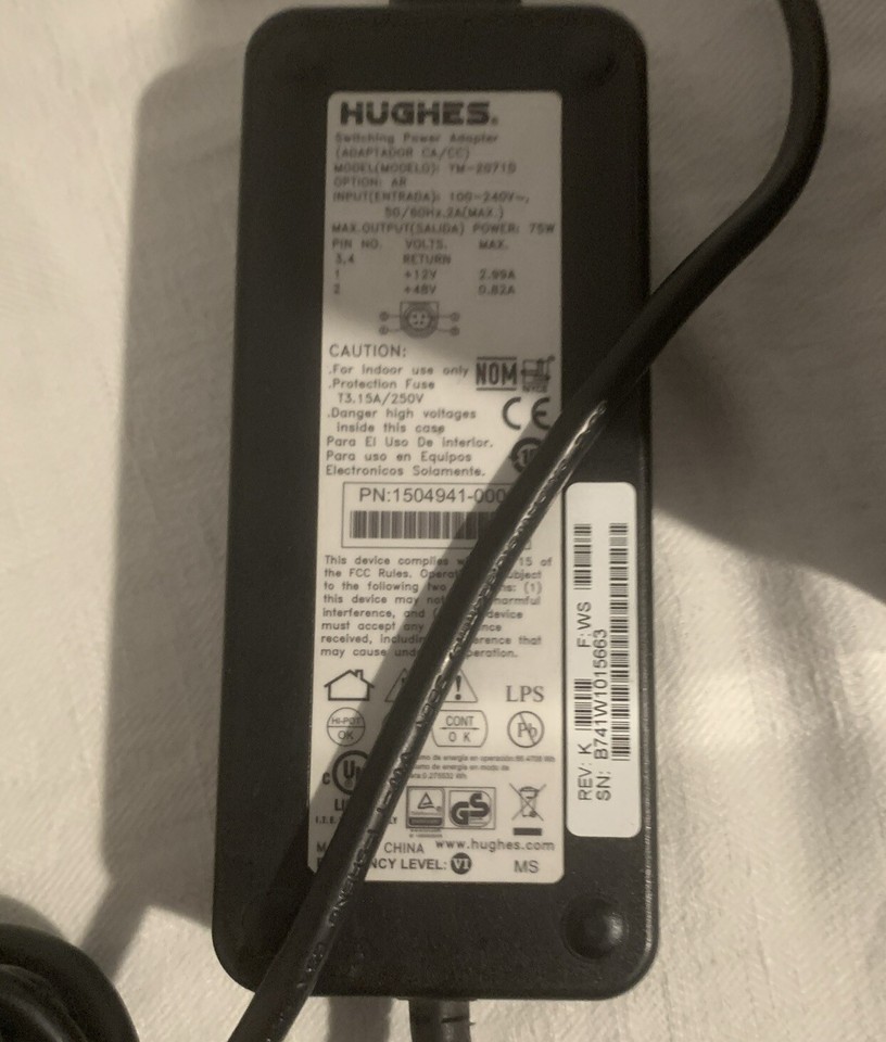 HughesNet HT2010W Satellite Internet Modem With Power Supply 1505215 ...