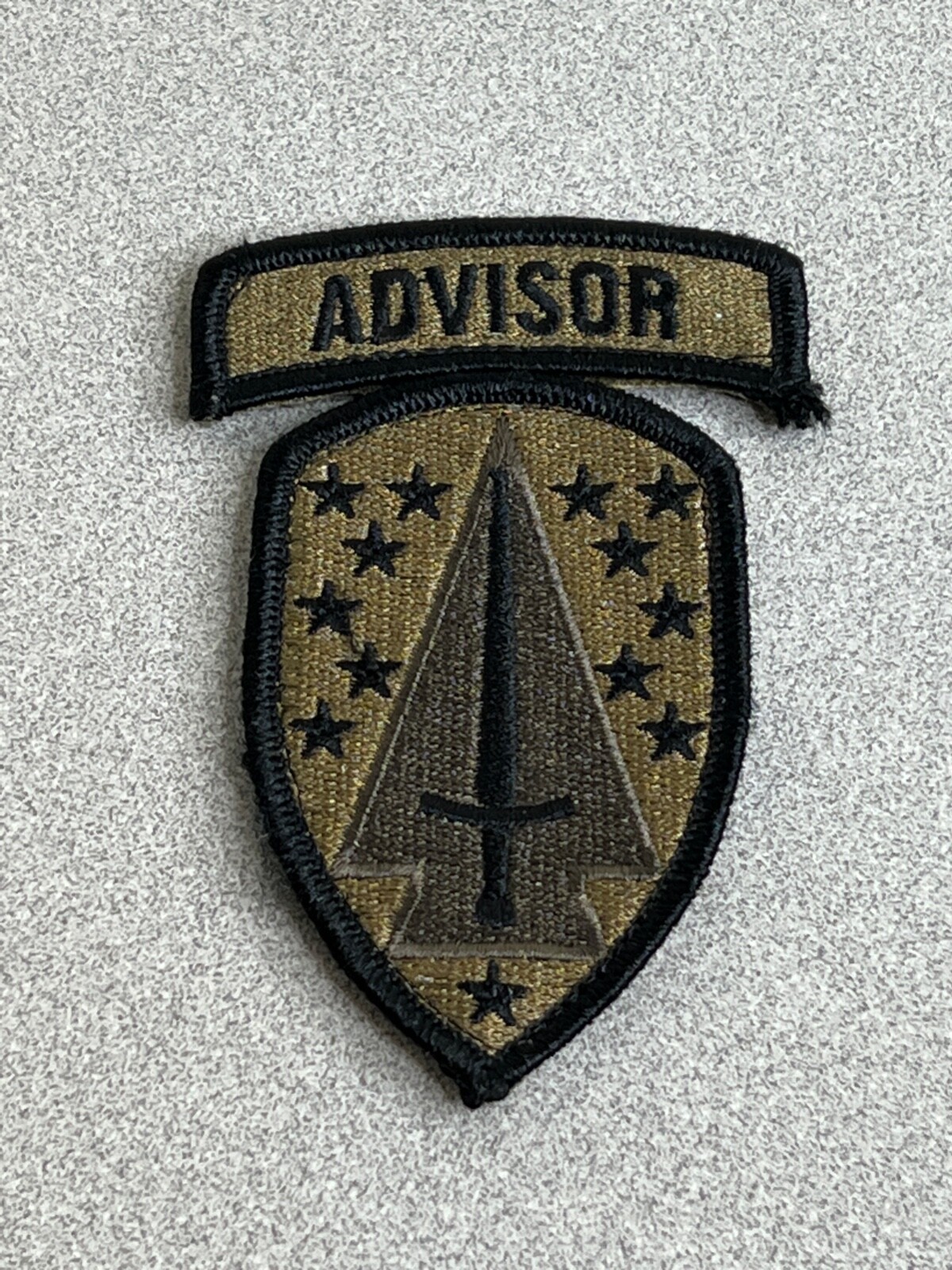 US Army Security Force Advisor Brigade OCP SSI Patch w/ Advisor Tab 1 ...