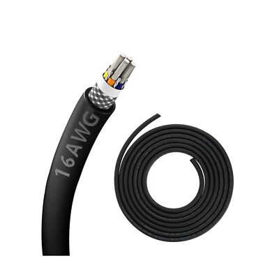16AWG 16/4 4 Core Shielded Wire CNC Wire (100FT) UL2464 Tinned Copper ...