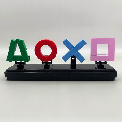 PlayStation Symbols Black Display Building Set in LEGO® Bricks | eBay
