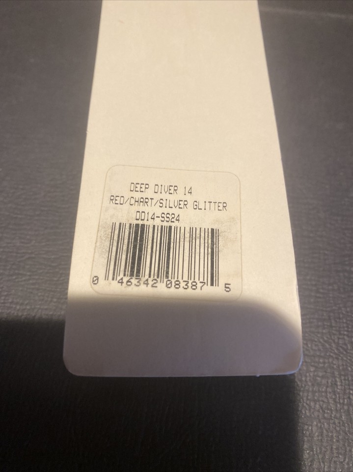 Norman Lures DD14 SS24 Red Chart Silver Glitter # | eBay