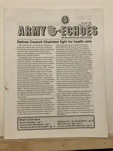 1998 Army Echoes Bulletin Army Retiree United States Soldier Magazine ...