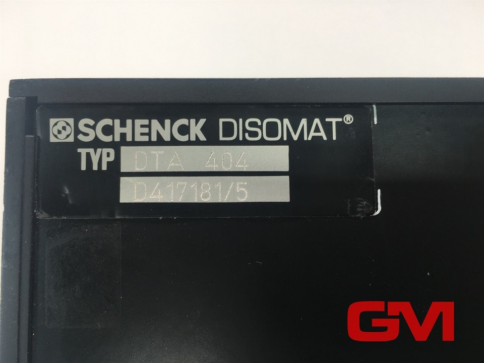 Schenck Weighing Terminal DTA 404 Weighing Terminal Disomat DT Scale ...