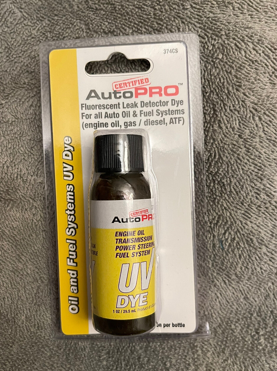 Auto Pro Fluorescent Leak Detector Dye For All Auto Oil & Fuel - 1 oz ...