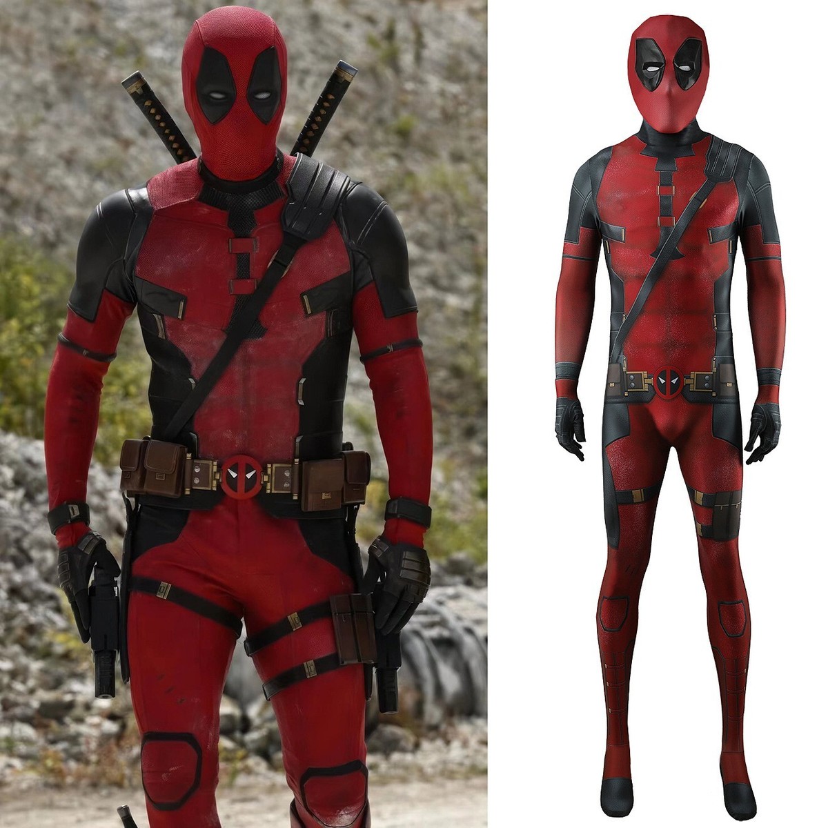 Deadpool Senza Costume 2024 Deadpool 3 Deadpool Battle Suit Mens