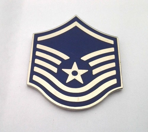 US AIR FORCE E7 MASTER SGT. (1-1/2") Military Rank Pin P03107 EE | eBay