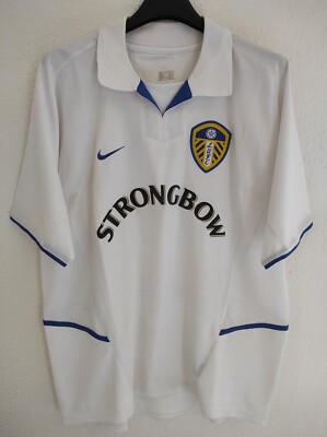 LEEDS UNITED 2002-2003 Strongbow camiseta shirt trikot maillot maglia M ...