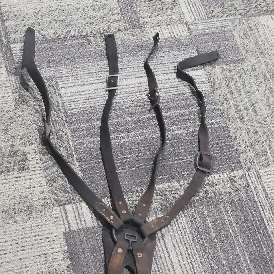 VTG /Antique Horse Tack-Leather Saddle Breeching -Western-Rustic-Barn ...