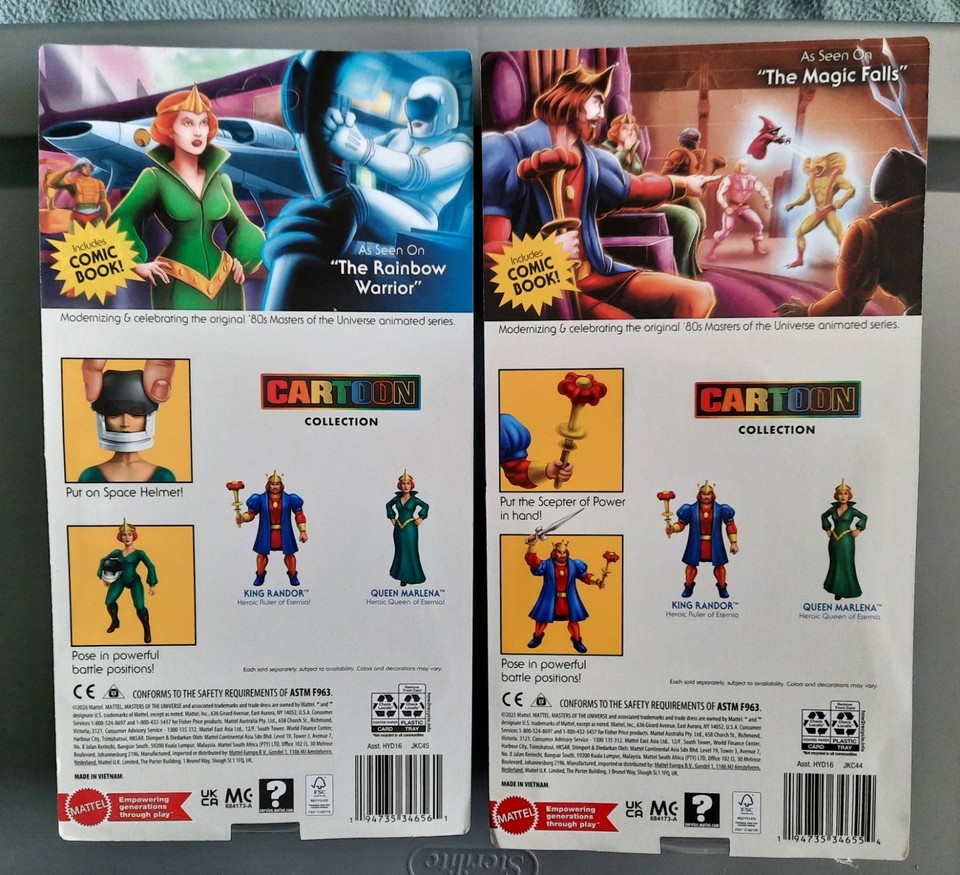 Masters of the Universe MOTU Queen Marlena & King Randor NEW Cartoon ...