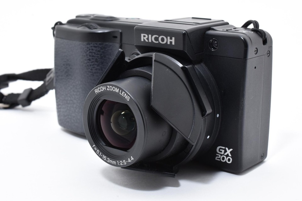 🌸[NEAR MINT] Ricoh GX200 Black 12.1 MP Compact Digital Camera From ...