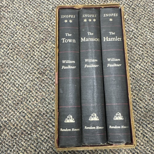 Snopes A Trilogy William Faulkner 3 Volume Box Set 1964 Random House ...