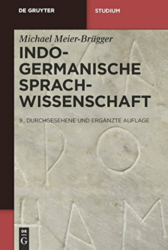 Indogermanische Sprachwissenschaft (De Gruyter Studium) Buch De Gruyter ...